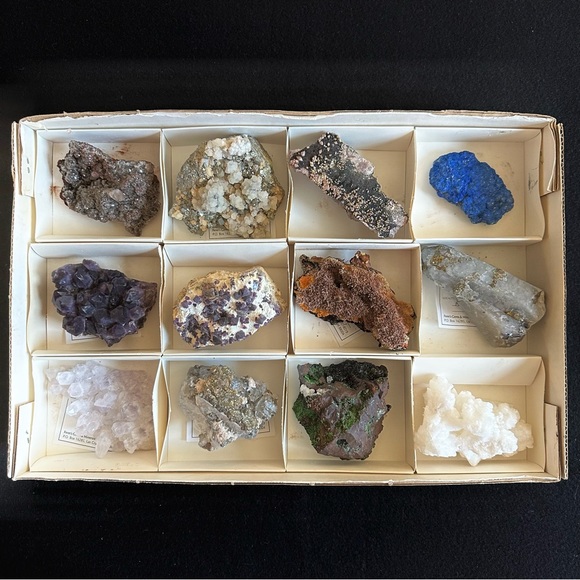 Other | Vintage Raw Natural Mineral Set | Poshmark